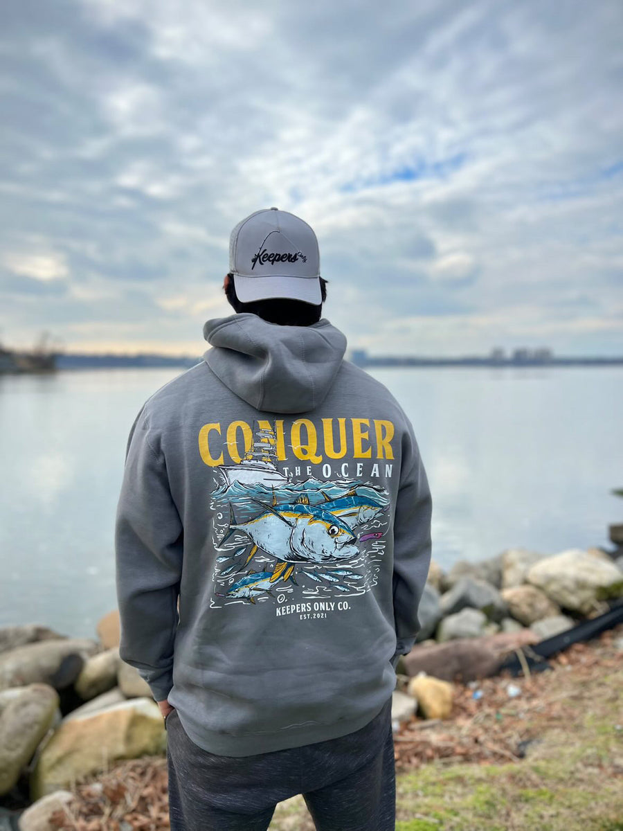 Conquer The Ocean Heavyweight Hoodie – Keepers Only Co.