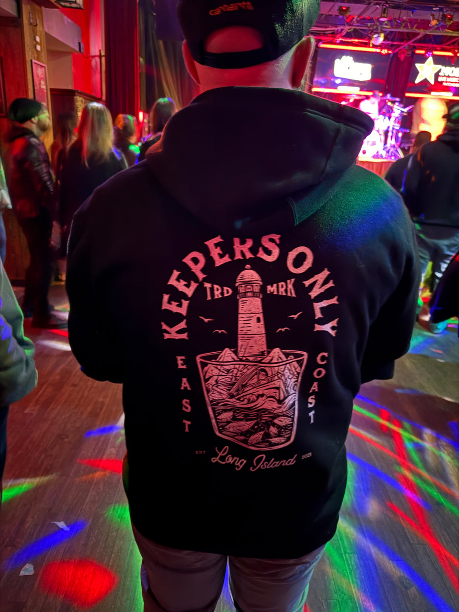 Leading Light Black Heavyweight Hoodie – Keepers Only Co.