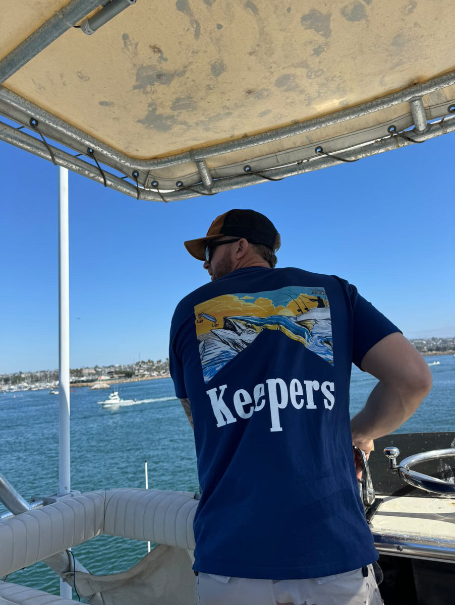 Run & Gun Deep Blue T-Shirt – Keepers Only Co.