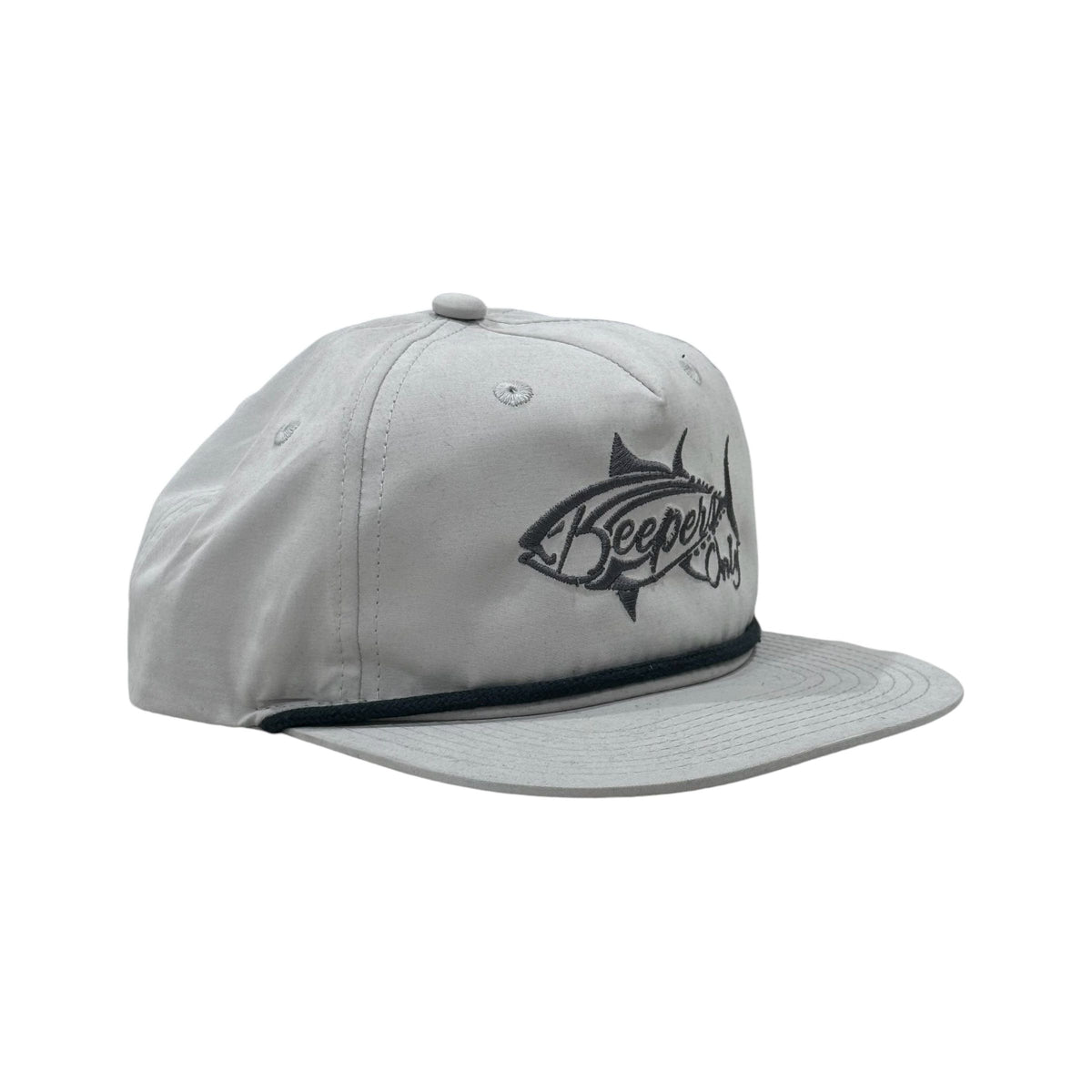 Stealth Rope Snapback - Silver/Charcoal – Keepers Only Co.